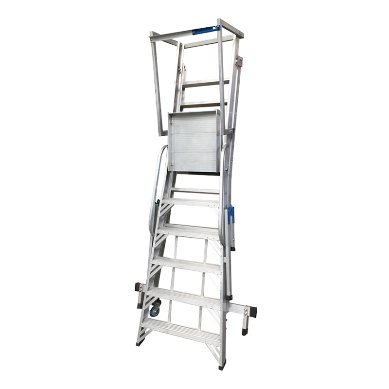 Aluminium Foldable Warehouse Step Ladder | Grandhome Scaffold Enterprise